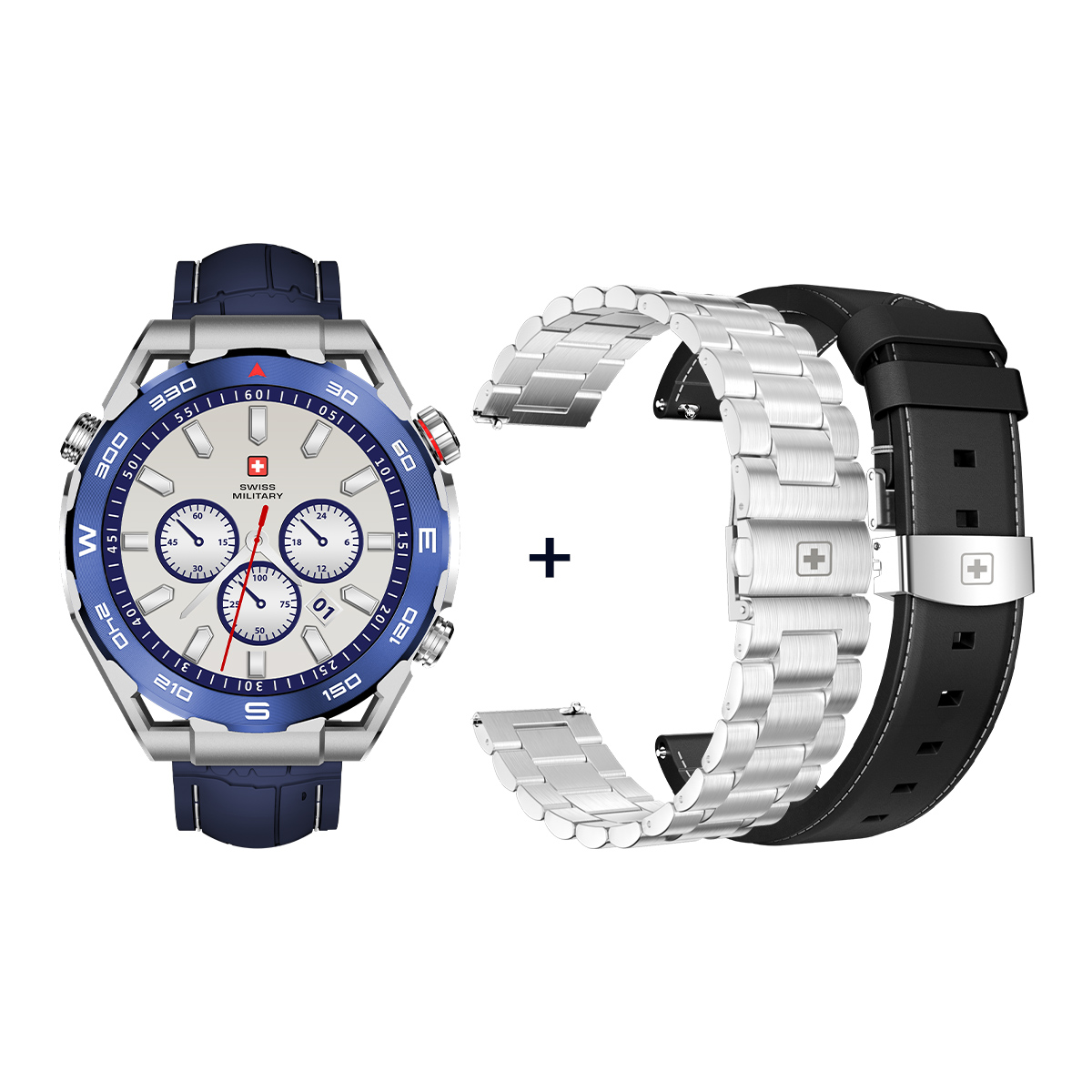 DOM 3 SIL BL Swissmilitary DOM 3 SIL BL Swissmilitary
